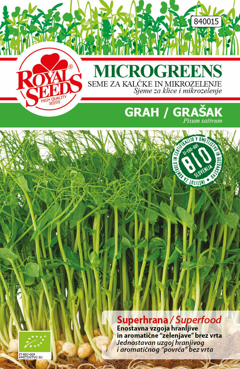 RS BIO Seme za kalčke&mikrozelenje GRAH | semina